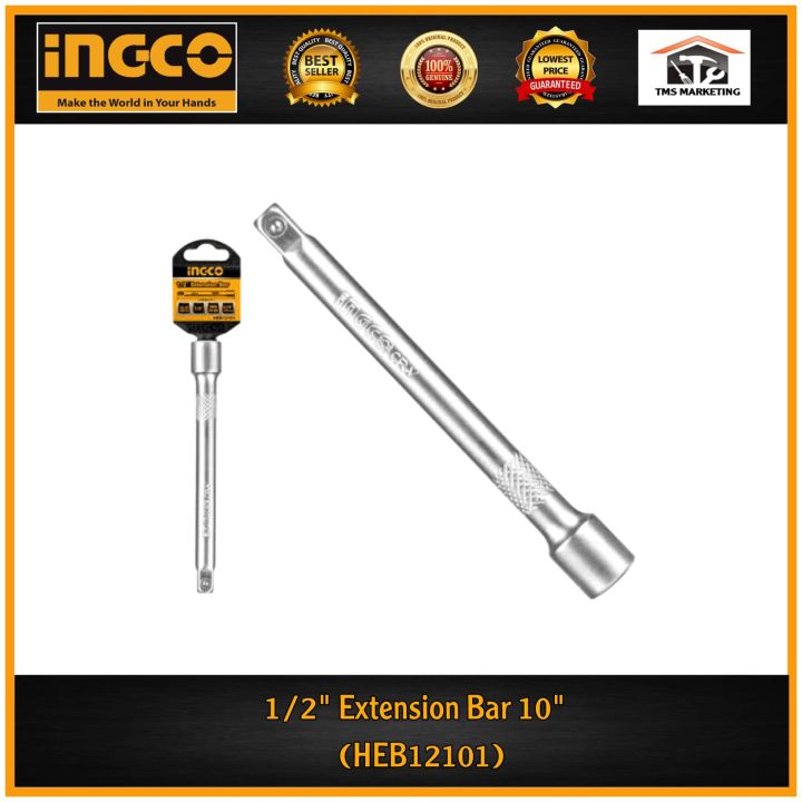 Ingco 1/2 Extension Bar 10" HEB12101 | Lazada PH