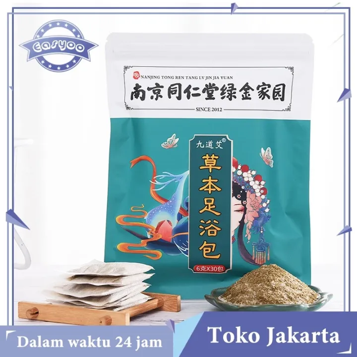 Deuxtra-- Foot Spa Herbal Foot Bath Powder Foot Spa Alami mengandung ...