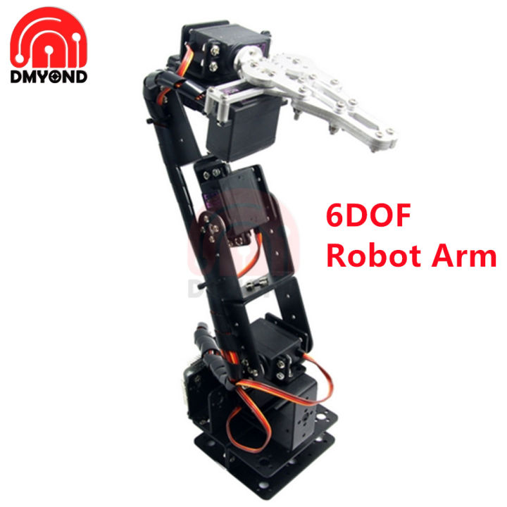 Aluminium Robot 6 Dof Arm Claw Mount Mechanical Robotic Arm Clamp Claw ...