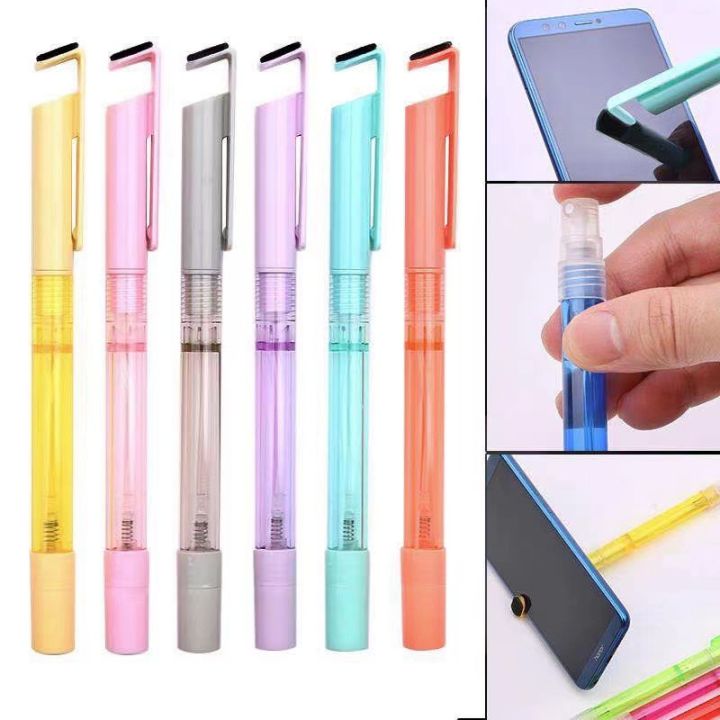 FULLY GOODIES Set of 12 4 in 1 Pen with Hand Sanitizer Alcohol Spray ...