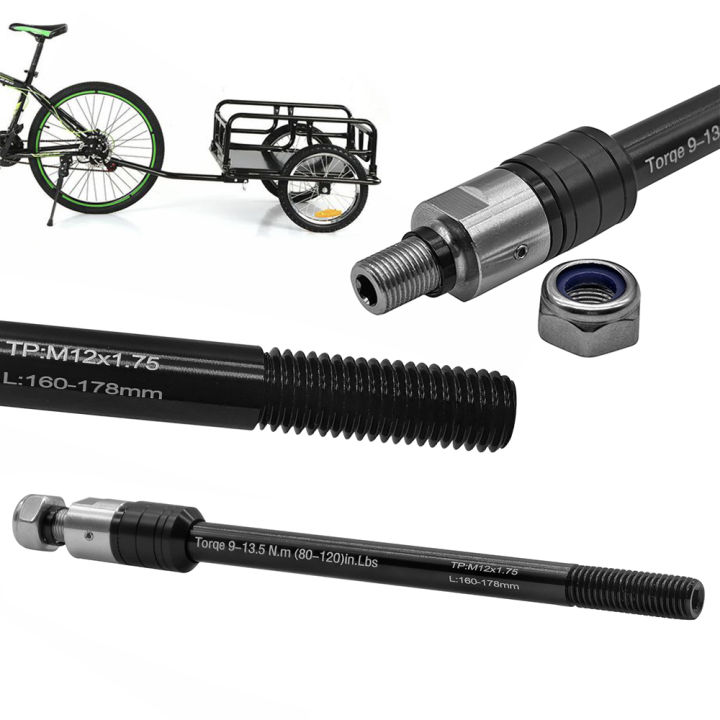 Premium Bike Trailer Thru Axle 160-178mm for Mountain Bikes Durable ...