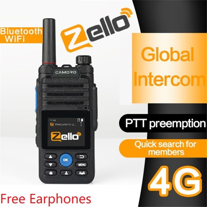 Free Earphones Zello Walkie Talkie 4G Realptt Radio Network Walkie ...