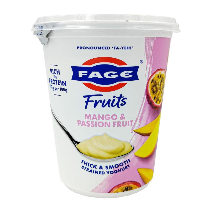 Fage Fruits Mango and Passion Fruit Strained Yogurt by Atasco | Lazada ...