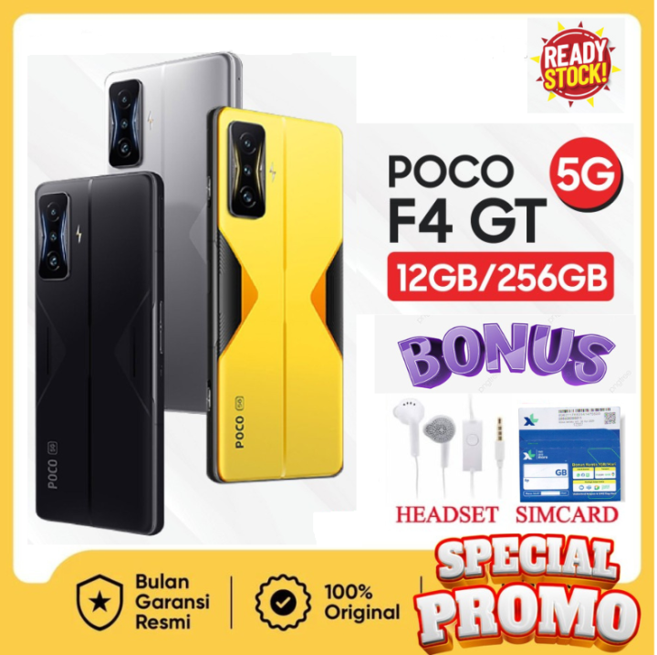 XIAOMI POCO F4 GT RAM 12 ROM 256GB Chipset Snapdragon 8 Gen 1 - 12GB 256GB | Lazada Indonesia