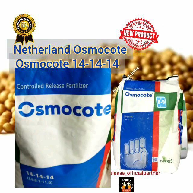 pupuk osmocote 14-14-14 25kg, osmocote dekastar 141414 25kg | Lazada ...