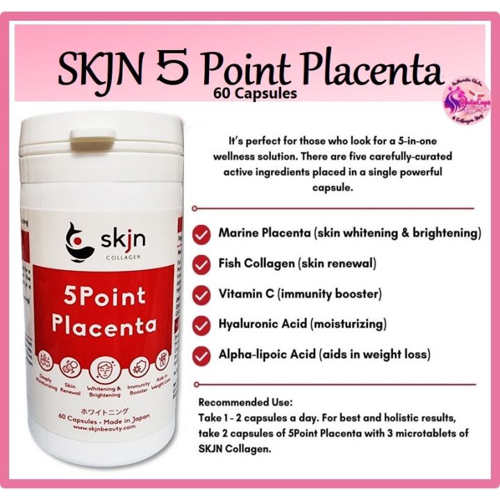 SKJN 5Point Placenta 60 Capsules Made in Japan | Lazada PH