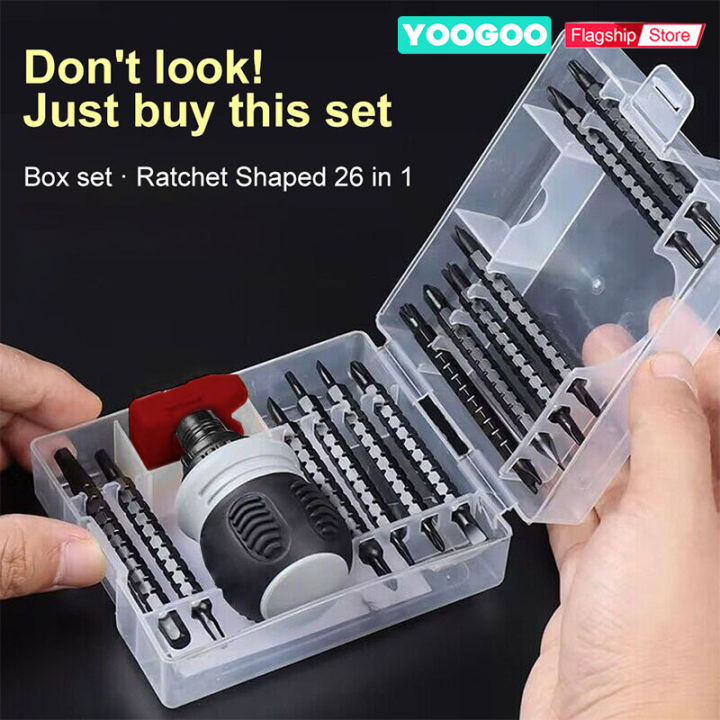YOOGOO 115 in 1 / 16 in 1 Mini Magnetics DIY Repair Tool Kit PC Mobile ...