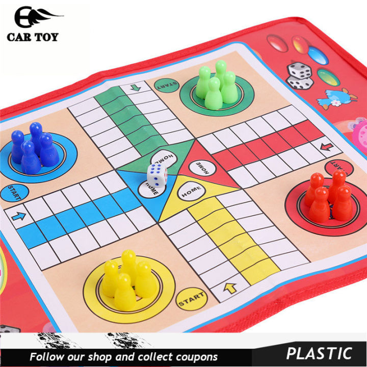 Classic Flight Chess Game Ludo Chess Game Family Party Children Fun ...