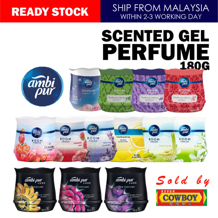 Ambi Pur Room Fresh (Gel Fresh) 180g Perfume / Moodtherapy Collection ...