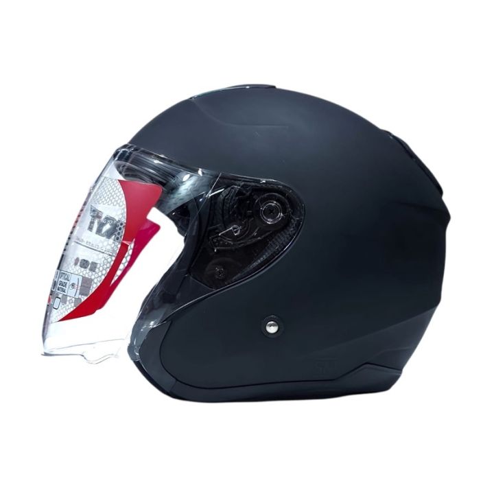 Helm KYT KYOTO Hitam Doff Original | Lazada Indonesia