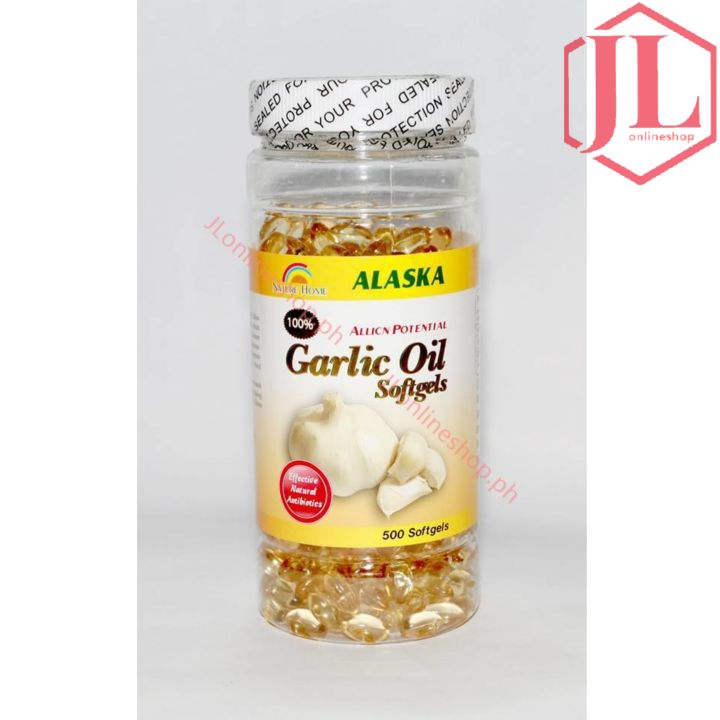 ALASKA ALLICN POTENTIAL Garlic oil softgels 500's | Lazada PH