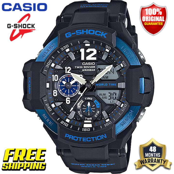 G-Shock GA1100 ของแท้ผู้ชายกีฬานาฬิกาเซ็นเซอร์คู่เคลื่อนไหวกลางแจ้งกัน ...