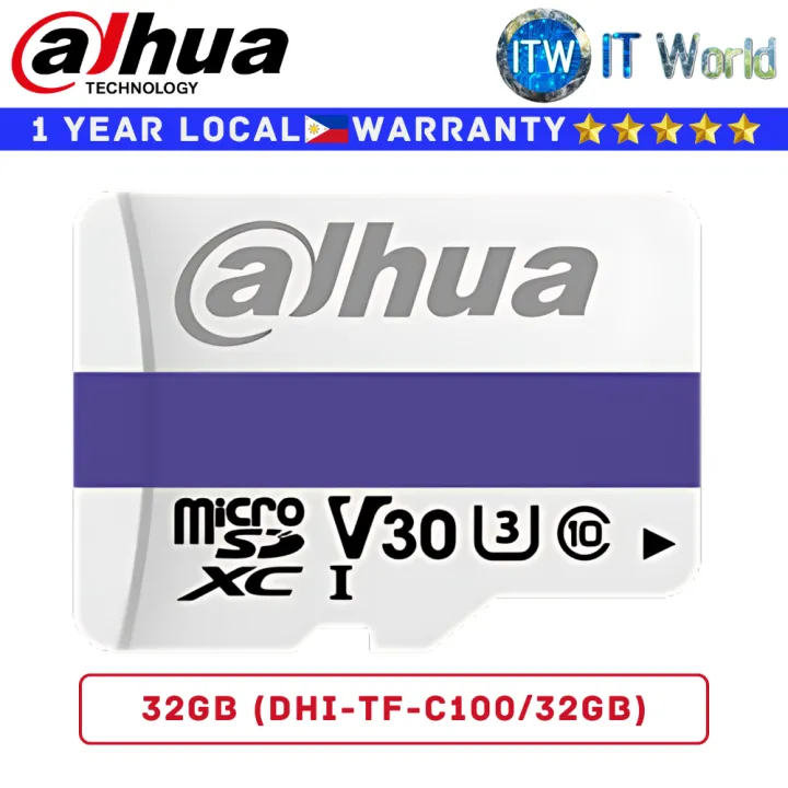 Itw | Dahua Micro SD Card Memory Card C100 Data Flash Memory (32GB ...