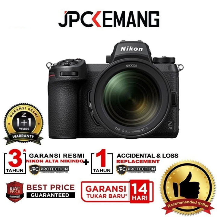 Nikon Z7 II Nikon Z7II Nikon Z7 Mark II Kit 24-70mm f4 JPC KEMANG GARANSI RESMI | Lazada Indonesia