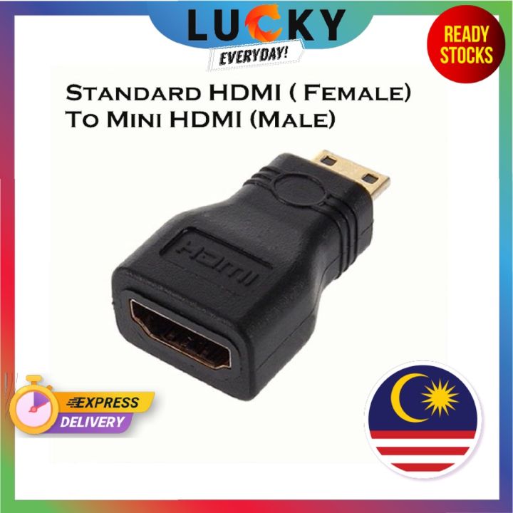 Mini HDMI Type C Male to HDMI Female Connector Adapter Head 1347.1 | Lazada