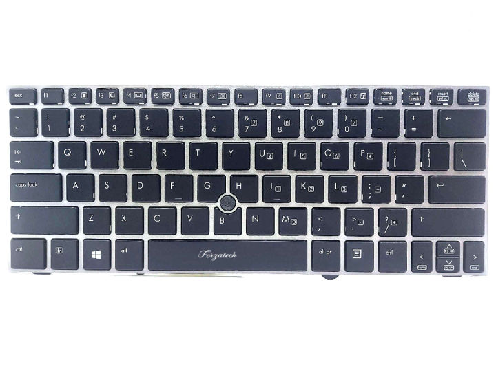 HP Laptop Keyboard EliteBook 2170P 2170 Series Hitam - Silver frame ...