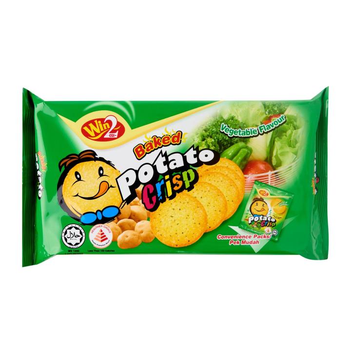 Win2 Potato Crisp Cracker Vegetable Flavour 120G | Lazada Singapore