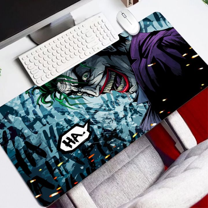Marvel Joker Large Gaming Mousepad Gamer Mouse Pad Hindi-slip Keyboard ...