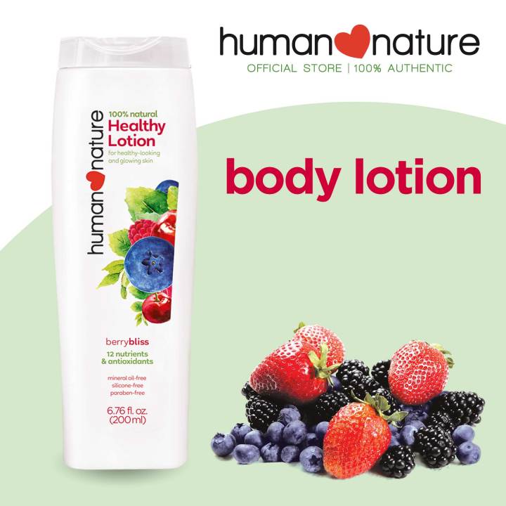 Human Nature Healthy Lotion with Antioxidants for Glowing Skin & Body ...