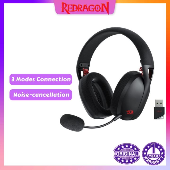 Redragon H848 Bluetooth Wireless Gaming Headset Lightweight 7.1 ...