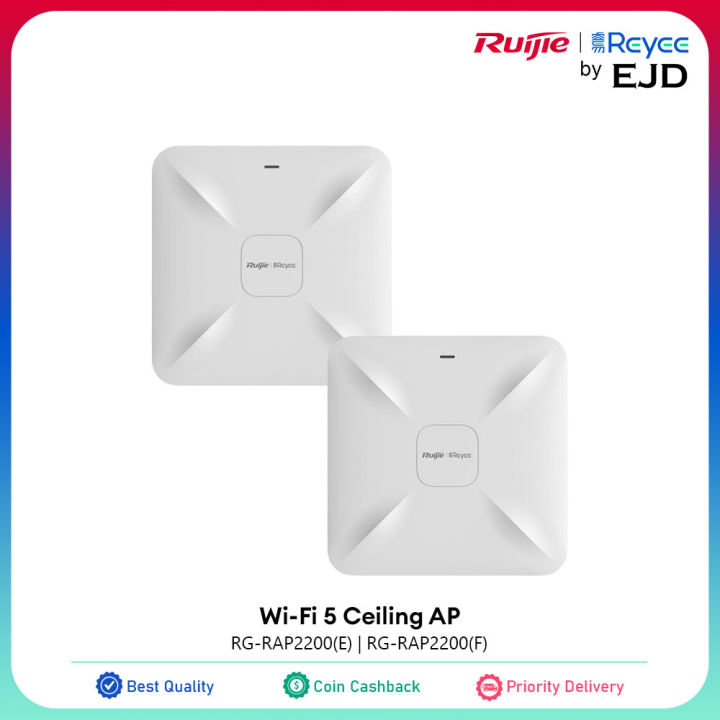 Reyee RG-RAP2200(E) | RG-RAP2200(F) Wi-Fi 5 1267Mbps Ceiling Access ...