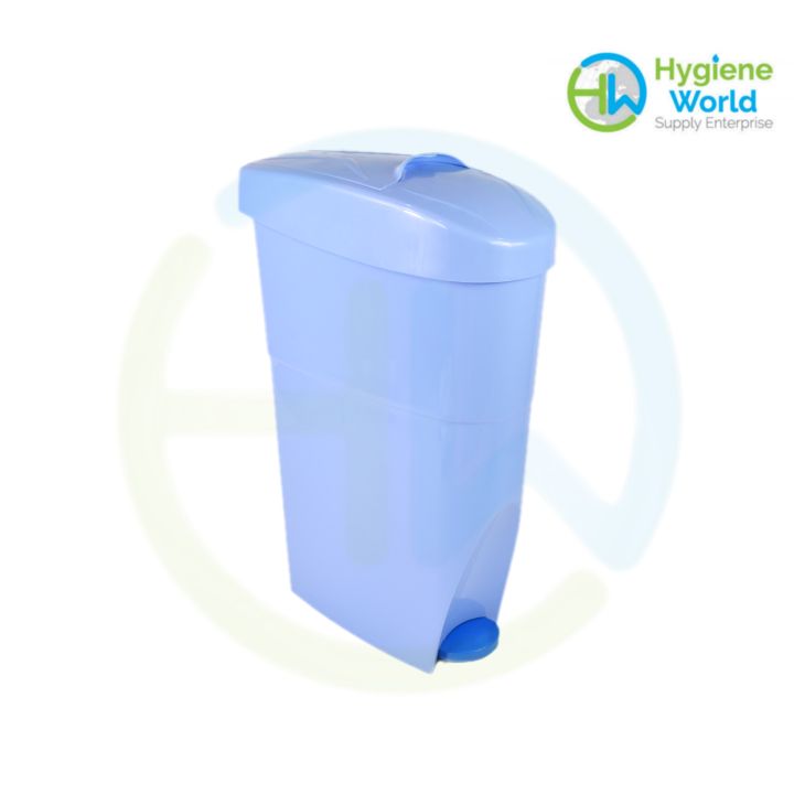 Sanitary Bin with Pedal 18 Litres / BLUE | Lazada