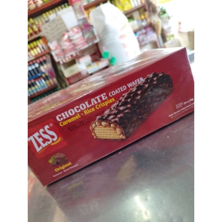 Zess Chocolate Coated Wafer / Wafer Bersalut Coklat Perisa Asli | Lazada