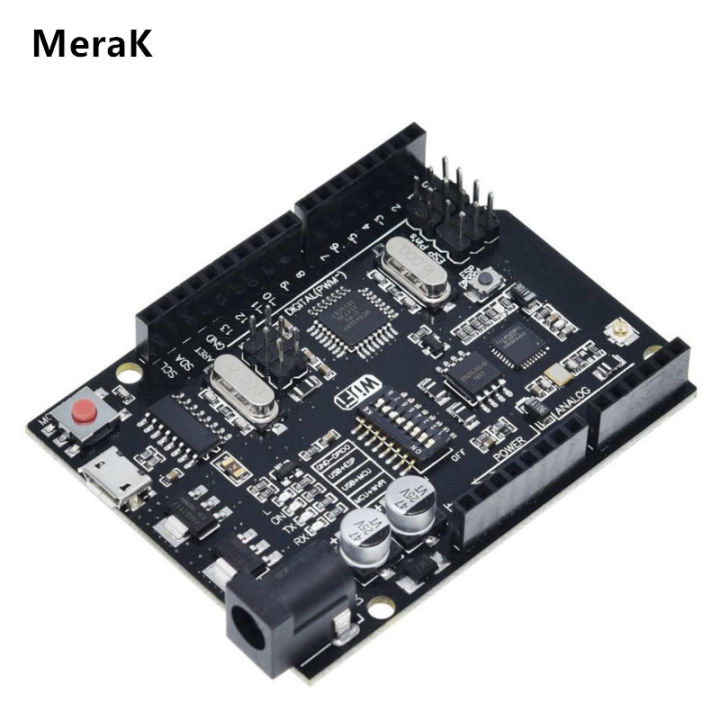 Unowifi R3 Atmega328pesp8266 32mb Memory Usb Ttl Ch340g Compatible For Arduino Uno