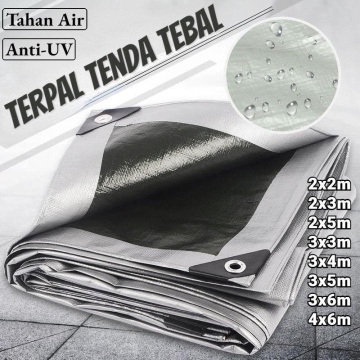 Terpal Tenda Tebal Tahan Air / Terpal Tenda Anti-UV Serbaguna Top ...