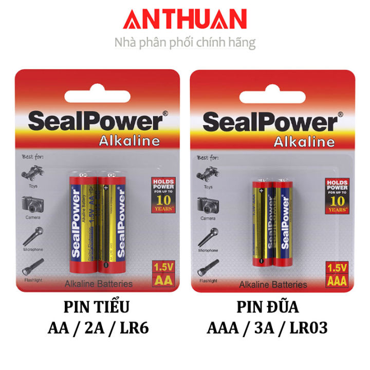 HÀNG XỊN - PIN AA / AAA PIN TIỂU(2A) / ĐŨA(3A) 1.5V Alkaline SealPower ...