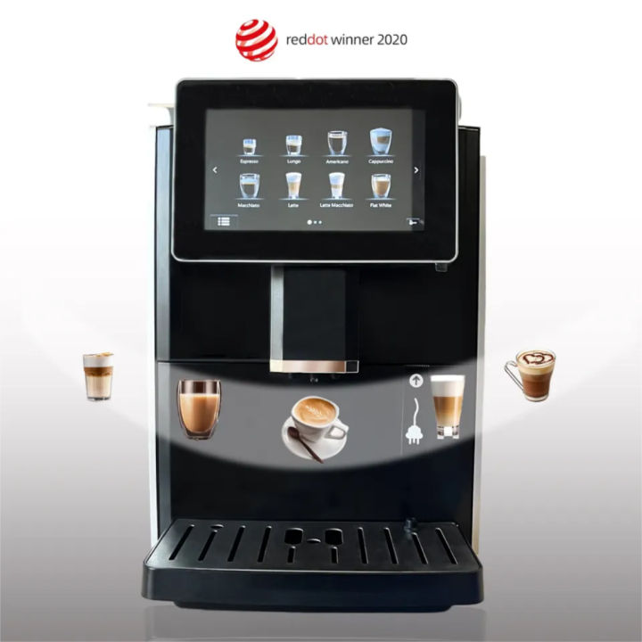 Fully automatic touch concentrated Italian LED display screen coffee ...