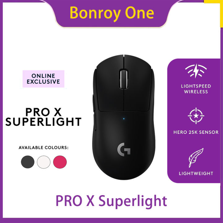 Logitech G PRO X SUPERLIGHT Wireless Gaming Mouse, LIGHTSPEED, HERO ...
