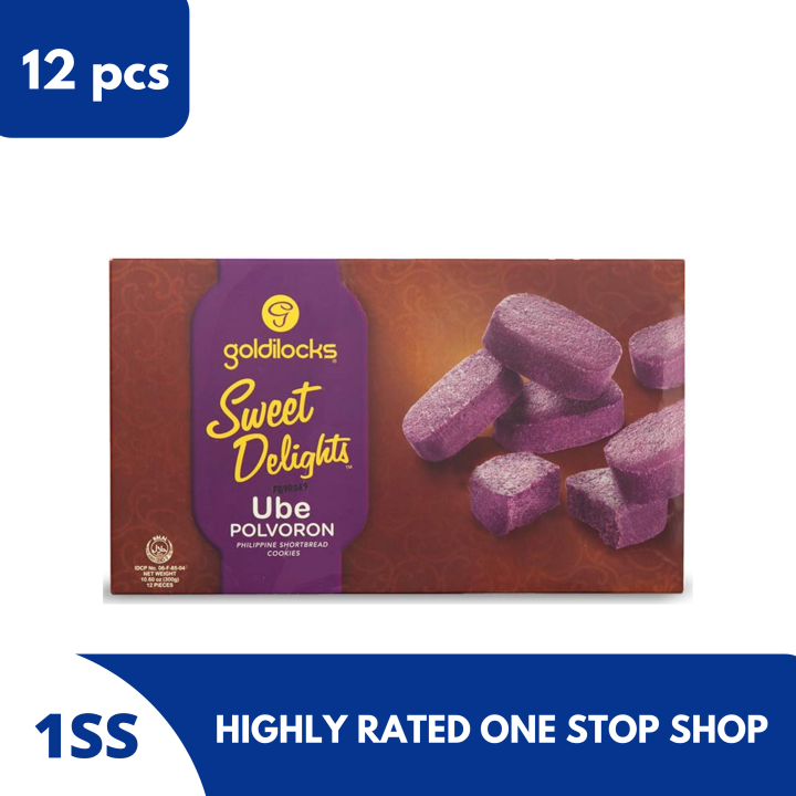 Goldilocks Sweet Delights Ube Polvoron, 300g (12Pcs) | Lazada PH
