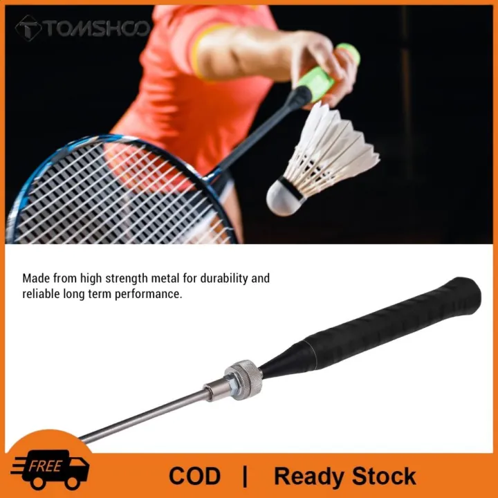 Badminton Racket Swing Trainer with Sound Hitting Sense Adjustable ...