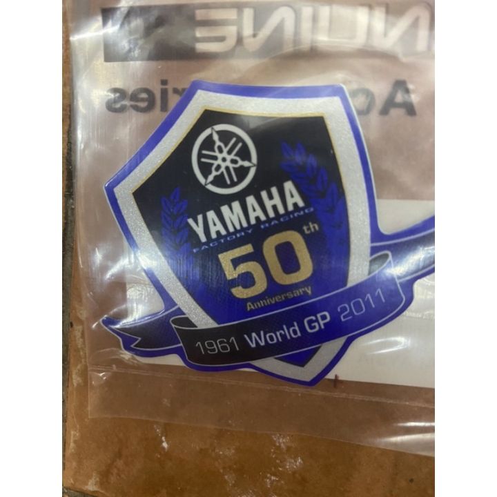 YAMAHA 50th GP EDITION STICKER / EMBLEM 50th GP EDITION / 55C - F1578 ...