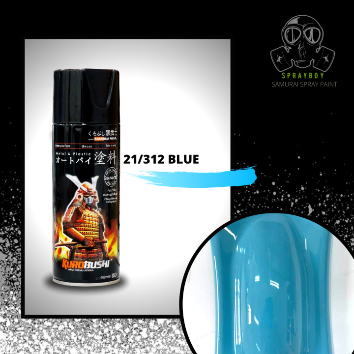 21/312 BLUE SAMURAI SPRAY PAINT 400ML (Standard Color) | Lazada PH
