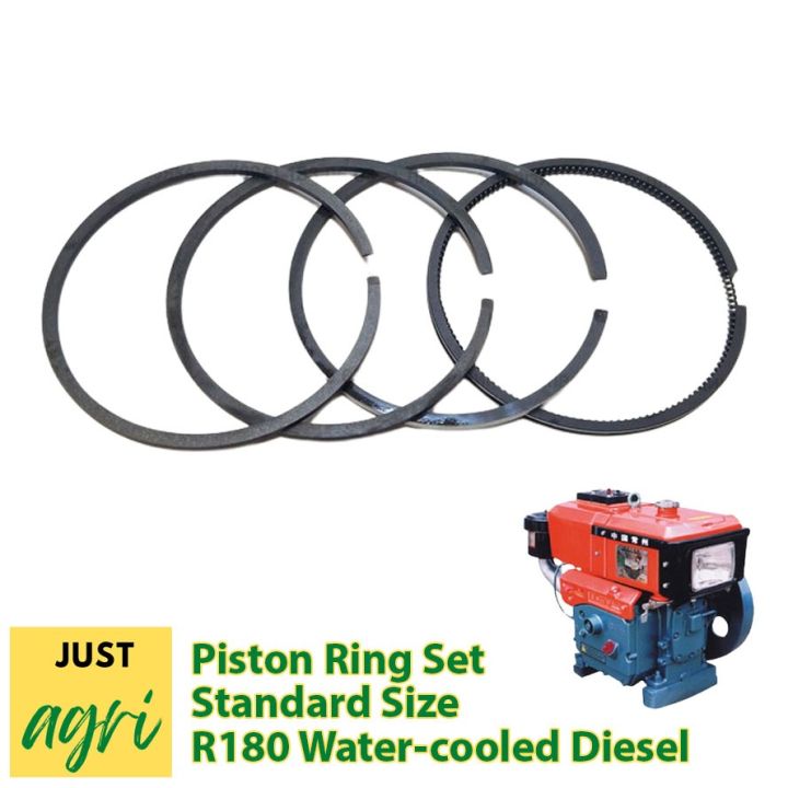Piston Ring Set Standard Size for R180 Water-cooled Diesel Engine ...