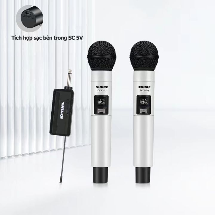 original/QLX-D2 branded,wireless microphone,Karaoke Mic,UHF wireless ...