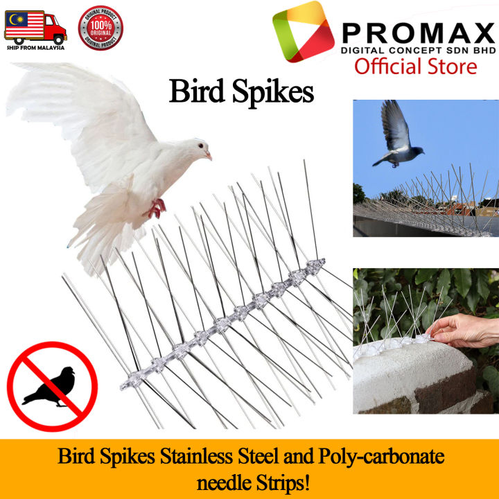 50cm Bird Spikes Stainless Steel and Poly-carbonate needle Strips Spike ...