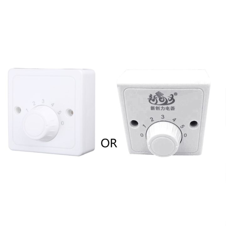 Variable Speed Wall Control Speed Adjuster for Large Ceiling Fan, Dial ...