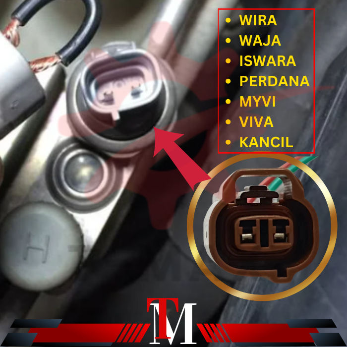 Denso Condenser Aircond Pressure Sensor Switch Socket Connector 2pin ...