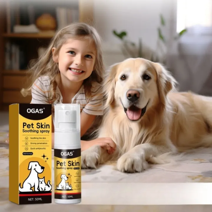 Pet Skin Soothing Spray 50ml Gentle Care For Dogs Cats Itchy Skin ...