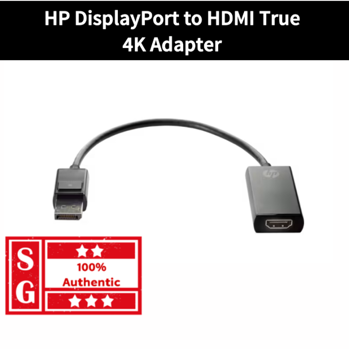 HP DisplayPort to HDMI True 4K Adapter HP Adapter Displayport to HDMI ...