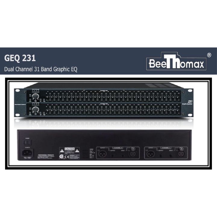 BEETHOMAX GEQ-231 31BAND GRAPHIC EQUALIZER | Lazada