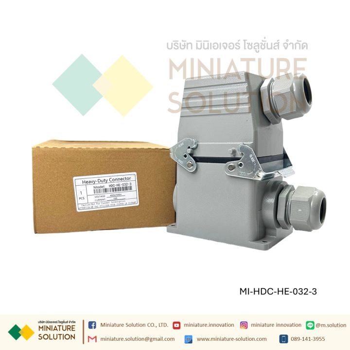 ปลั๊กเชื่อมต่อใช้สำหรับงานหนัก Heavy Duty Connectors Power แบบขันสกรู ...