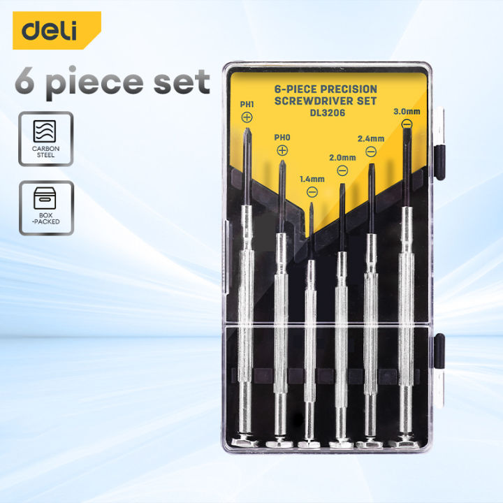 Deli 6 Pcs Watchmaker Screwdriver Set Apply To Household Appliances And ...