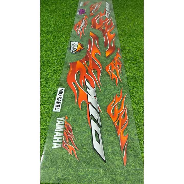 Striping Lis Mio Sticker Bahan Bening Polet Transparan Variasi Sticker ...