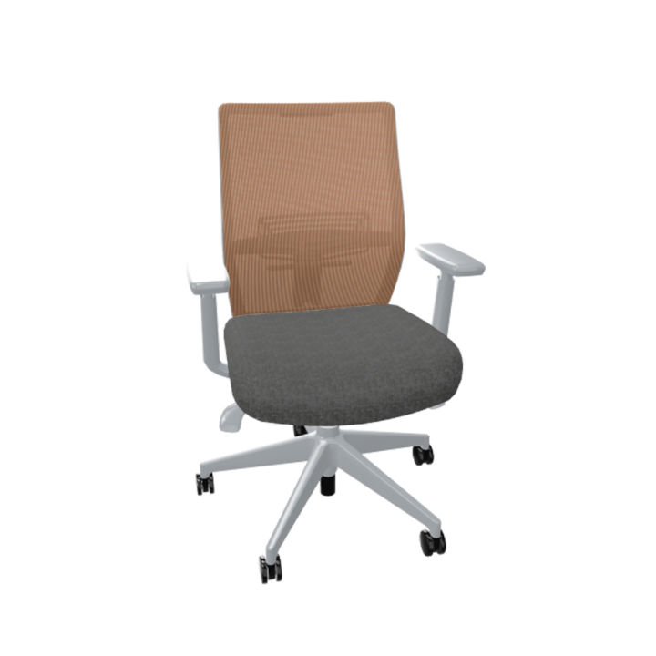 Haworth Aloha Active Task Chair Orange Checker/Lexington Grey SECMTM7 ...