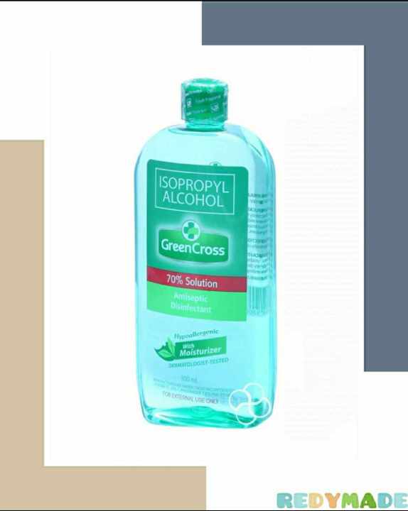 Green Cross Isopropyl Alcohol 70% Solution With Moisturizer 500mL | Lazada PH