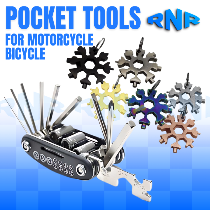 POCKET TOOLS FOR MOTORCYCLE 16 IN 1 AND 18 IN 1 | Lazada PH